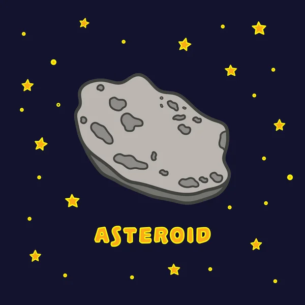 Carton Of Asteroid Belt