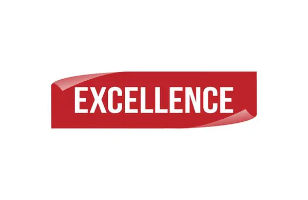 Excellence Red Ribbon Label Banner Open Available Now Sign Excellence ...