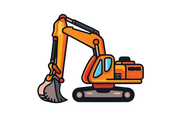 Excavator Clipart Vector