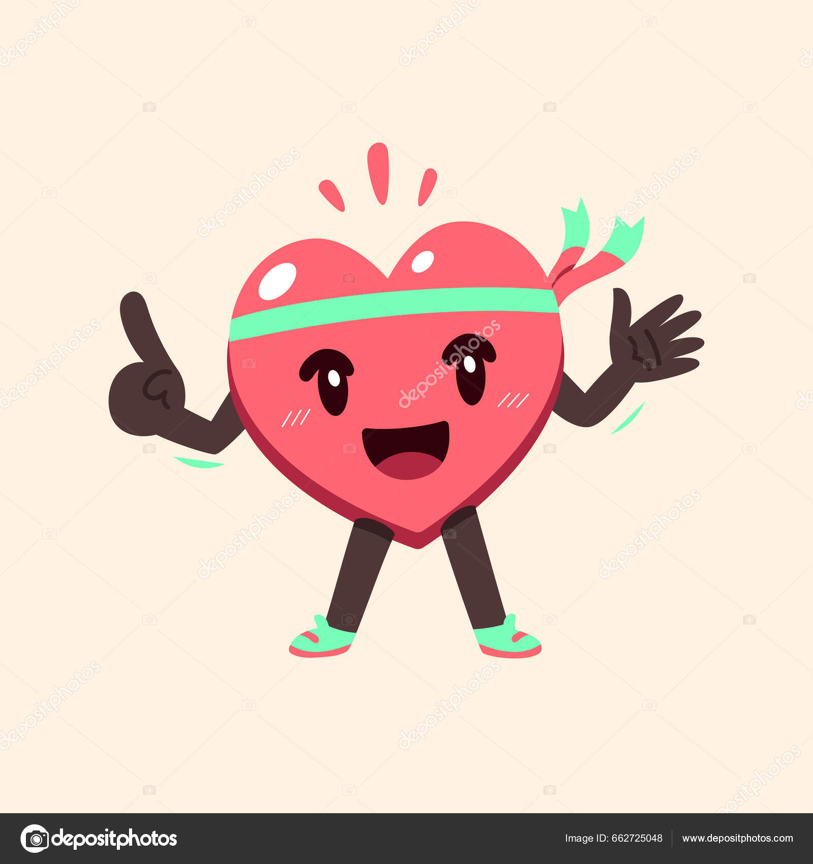 Cartoon Healthy Heart