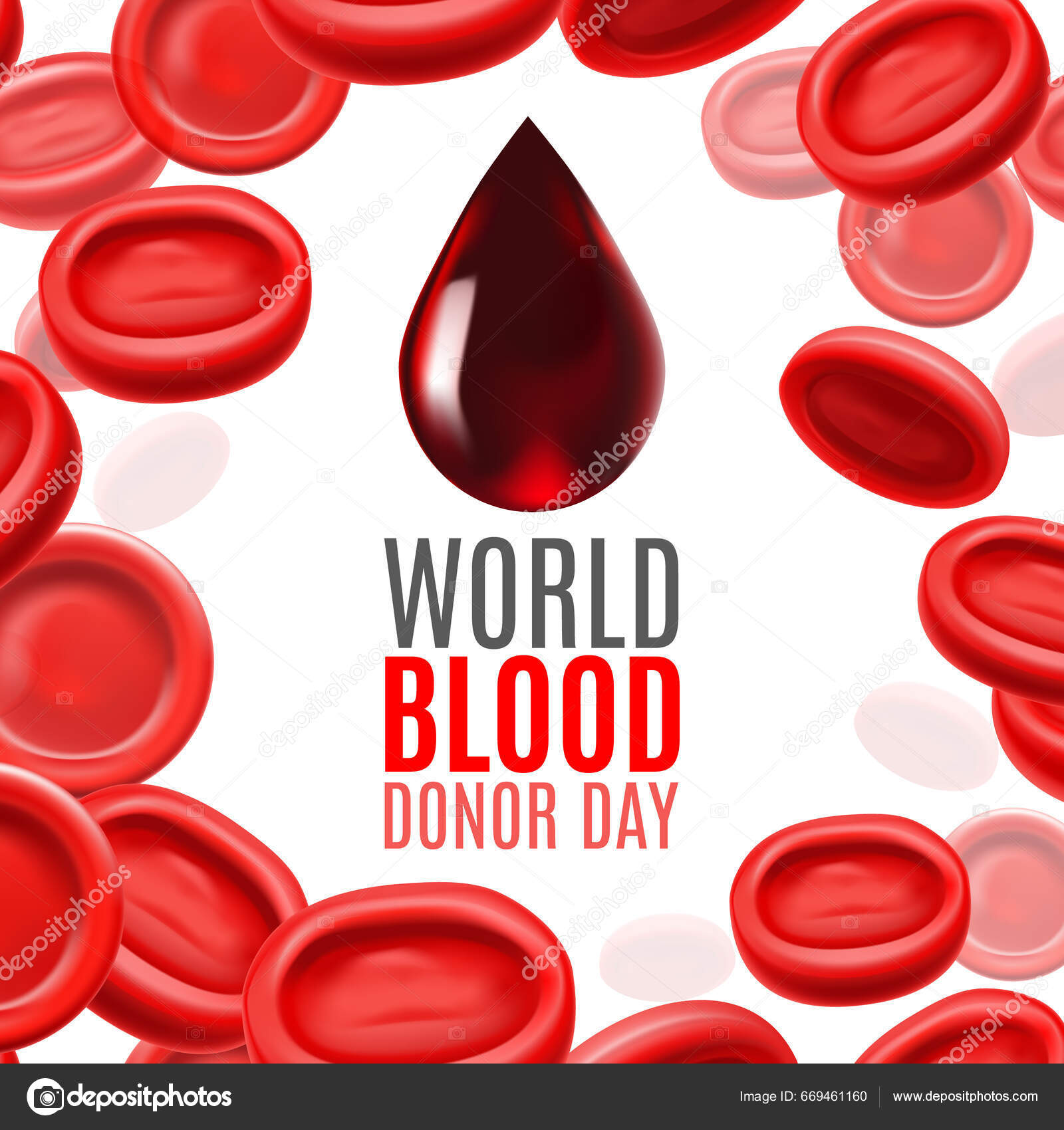 Modelo Células Sanguíneas Com Texto Antecedentes Células Sangue Estilo ...