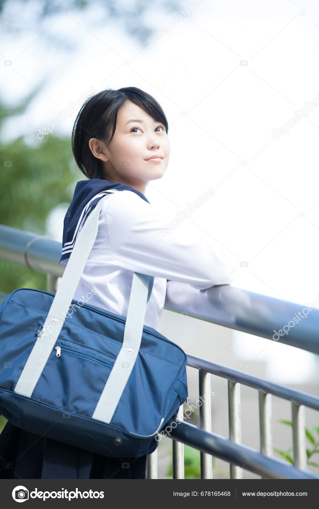 Asian Woman School Uniform — Stock Photo © Paylessimages #678165468