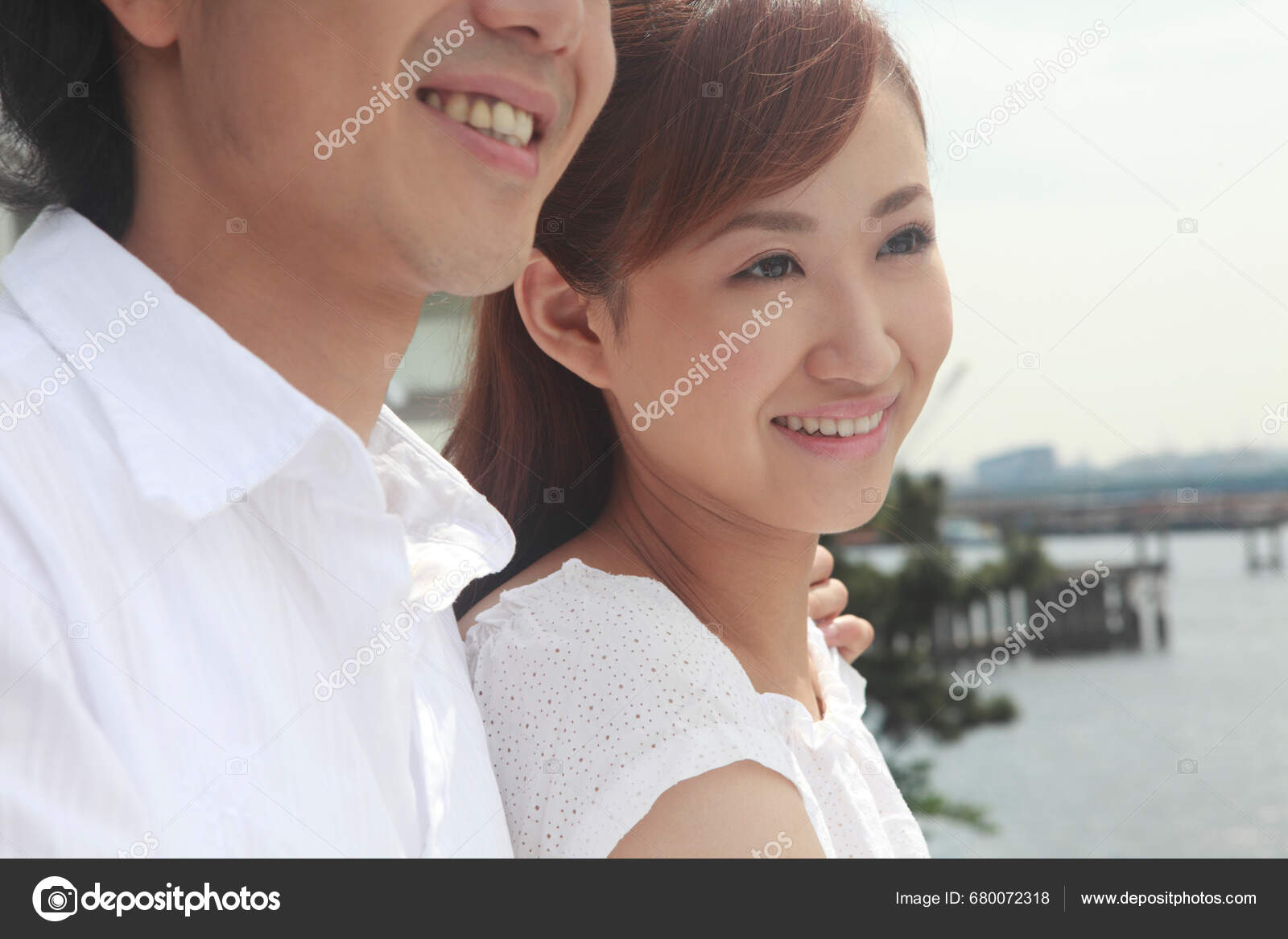 Man Woman Standing Next Each Other — Stock Photo © Paylessimages #680072318