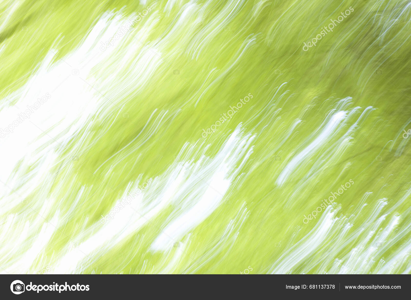 Abstract Green Background Blur Effect Blurred Background Green Leaves ...