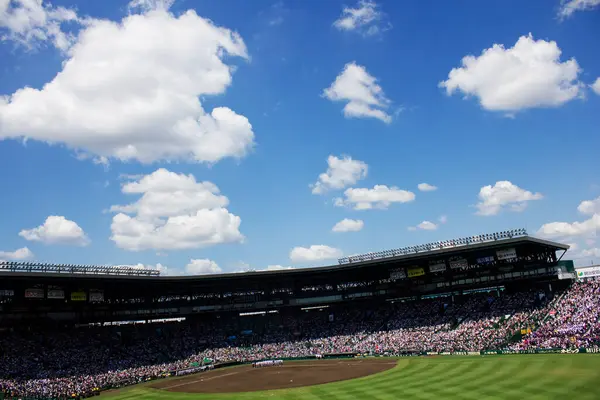 Koshien Stadium Baseball Game Hyogo Japan — Stock Editorial Photo ...
