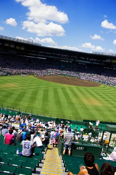 Koshien Stadium Baseball Game Hyogo Japan — Stock Editorial Photo ...