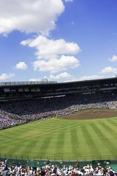 Koshien Stadium Baseball Game Hyogo Japan — Stock Editorial Photo ...