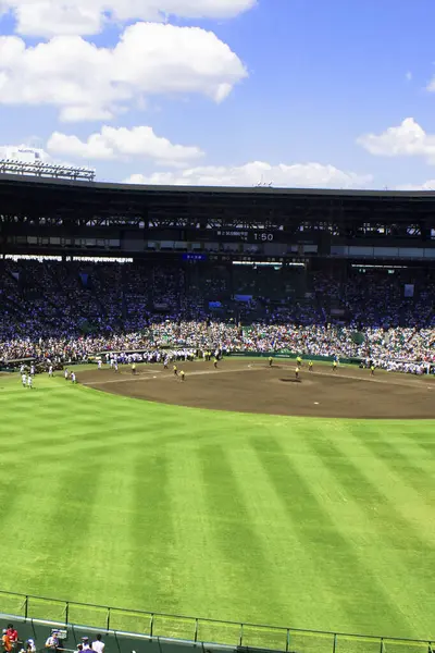 Koshien Stadium Baseball Game Hyogo Japan — Stock Editorial Photo ...