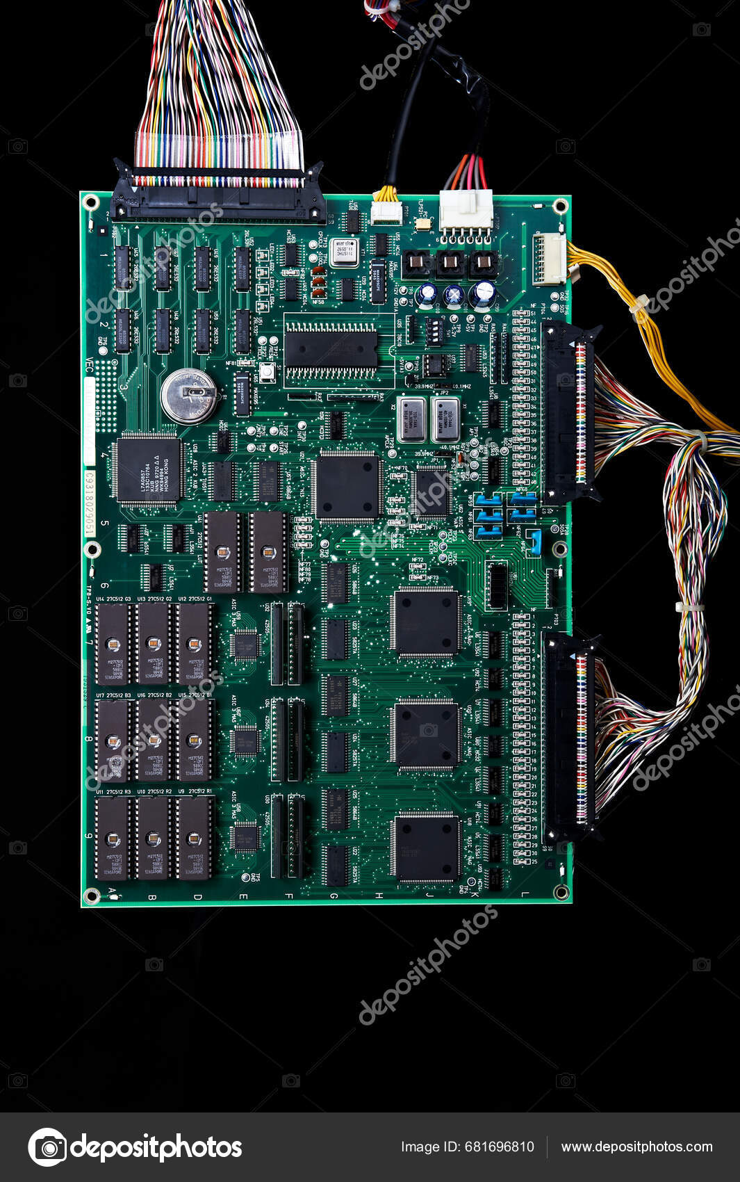 Circuit Board Background Electronic Computer Board — Stock Photo ...
