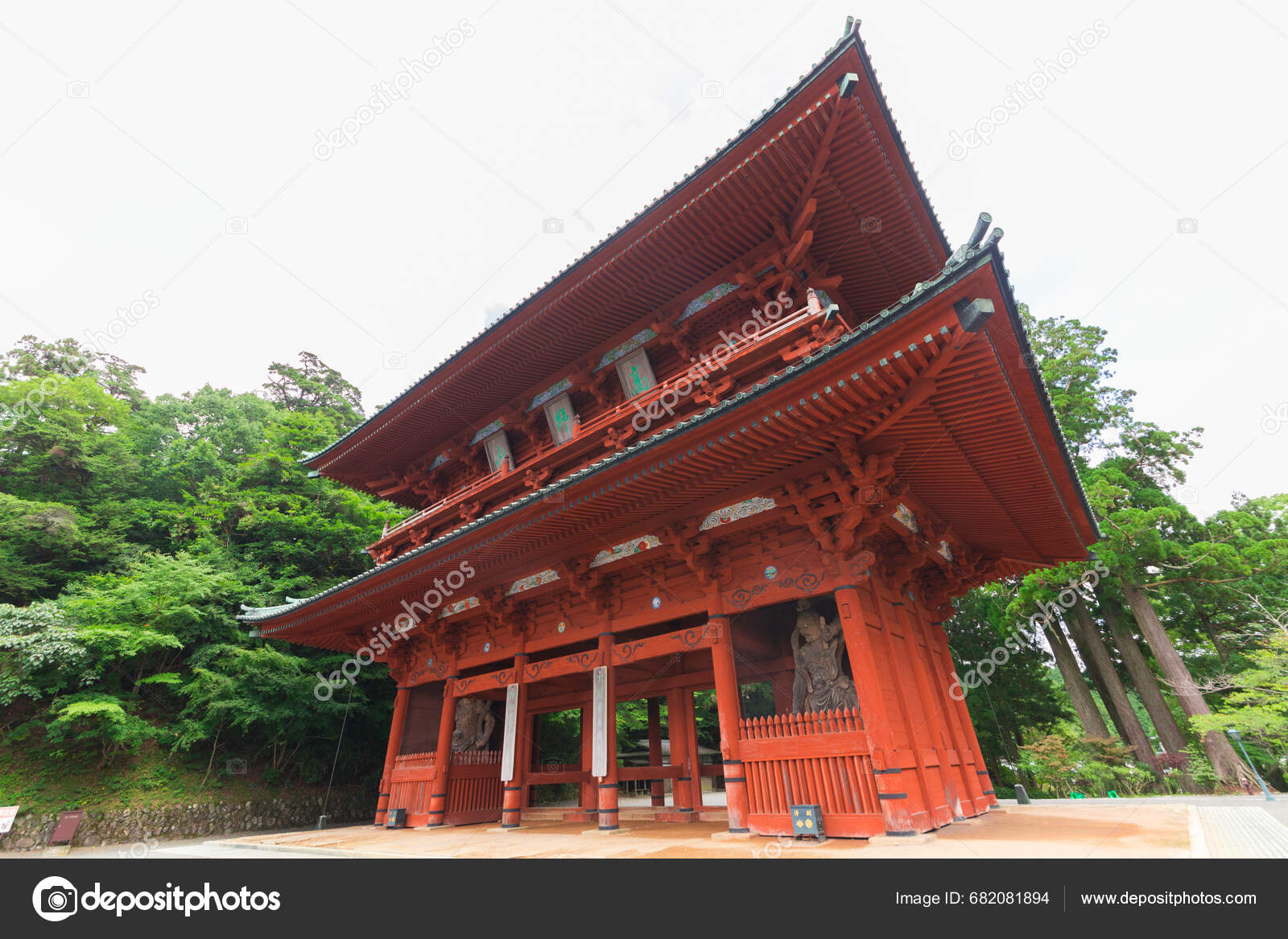 Temple Kongobu Danjo Garan Area Historical Buddhist Temple Complex ...