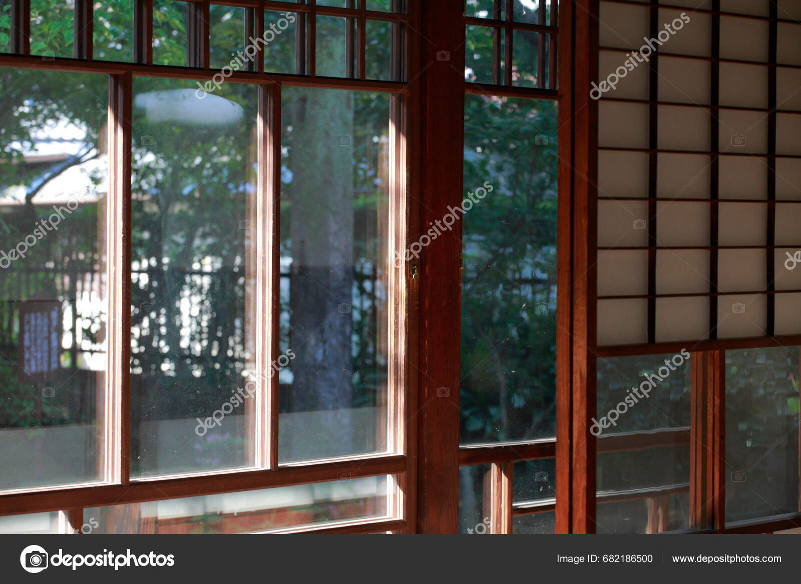 Japanese Garden Window Japan Background — Stock Photo © Paylessimages ...