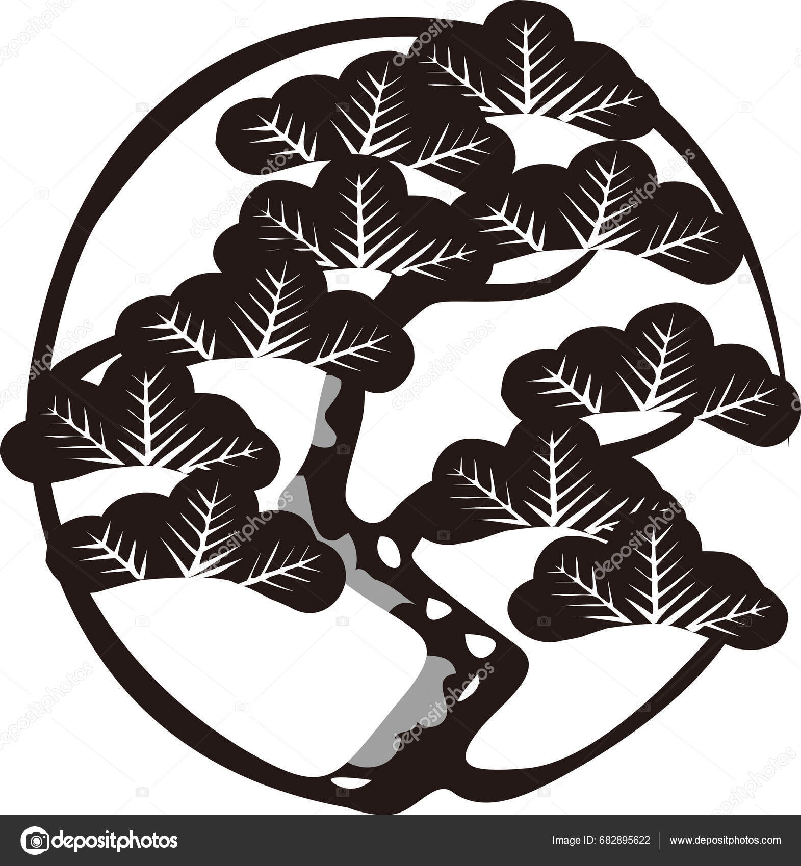 Black White Tree Logo Design Template — Stock Photo © Paylessimages ...