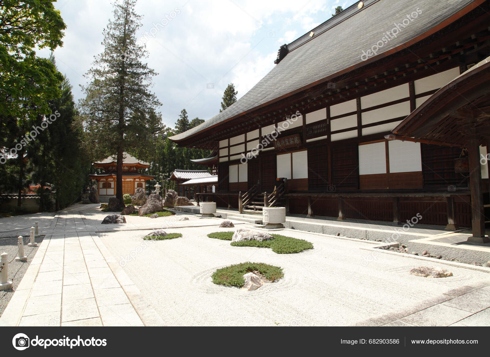 Breathtaking Scene Ancient Japanese Shrine — Stock Photo ...