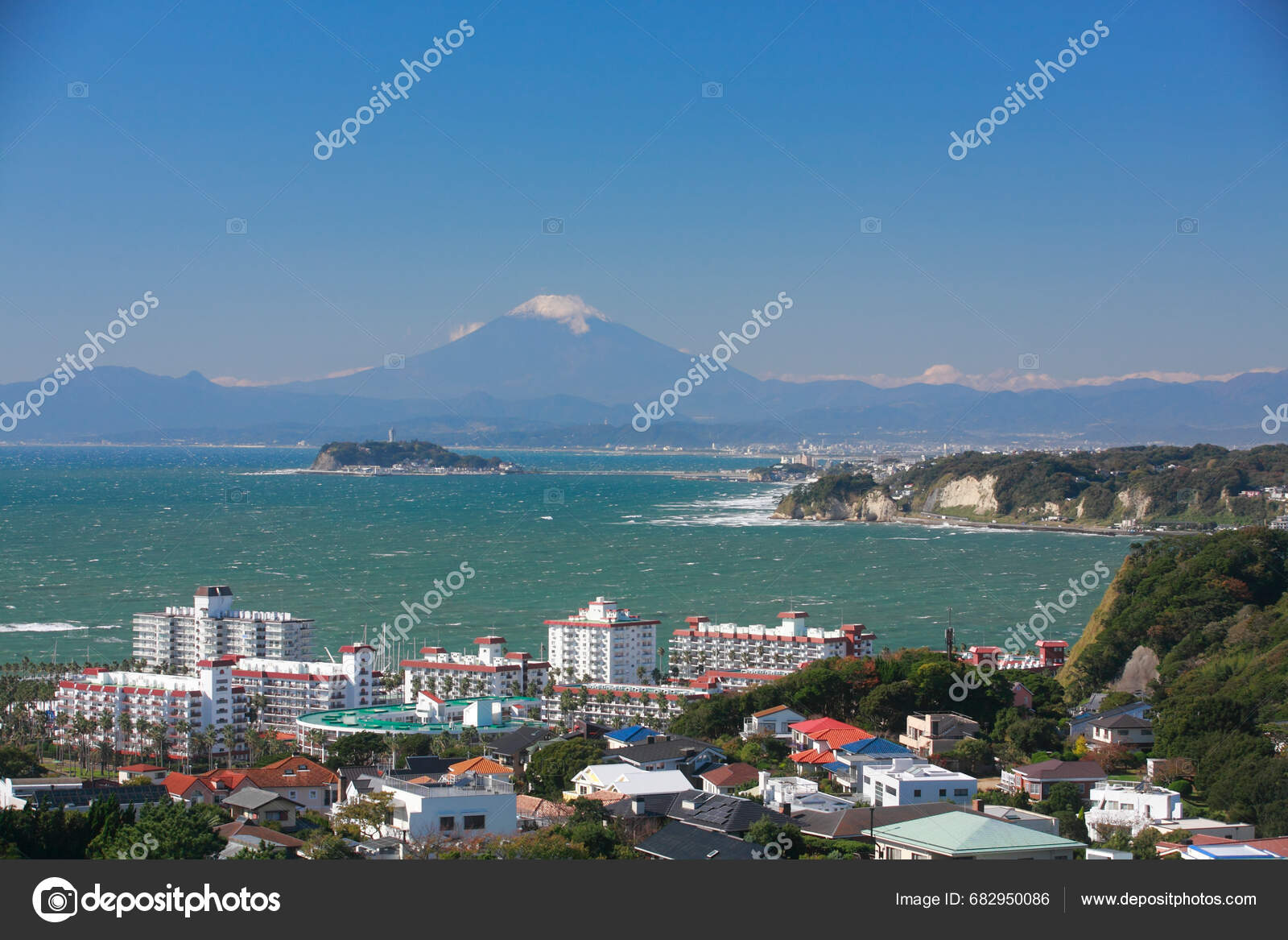 Fuji Enoshima Japan's Most Iconic Landscapes – Stock Editorial Photo ...