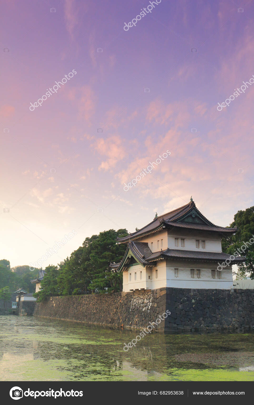 Japanese Style Fort Located Imperial Palace Tokyo — Stock Photo ...