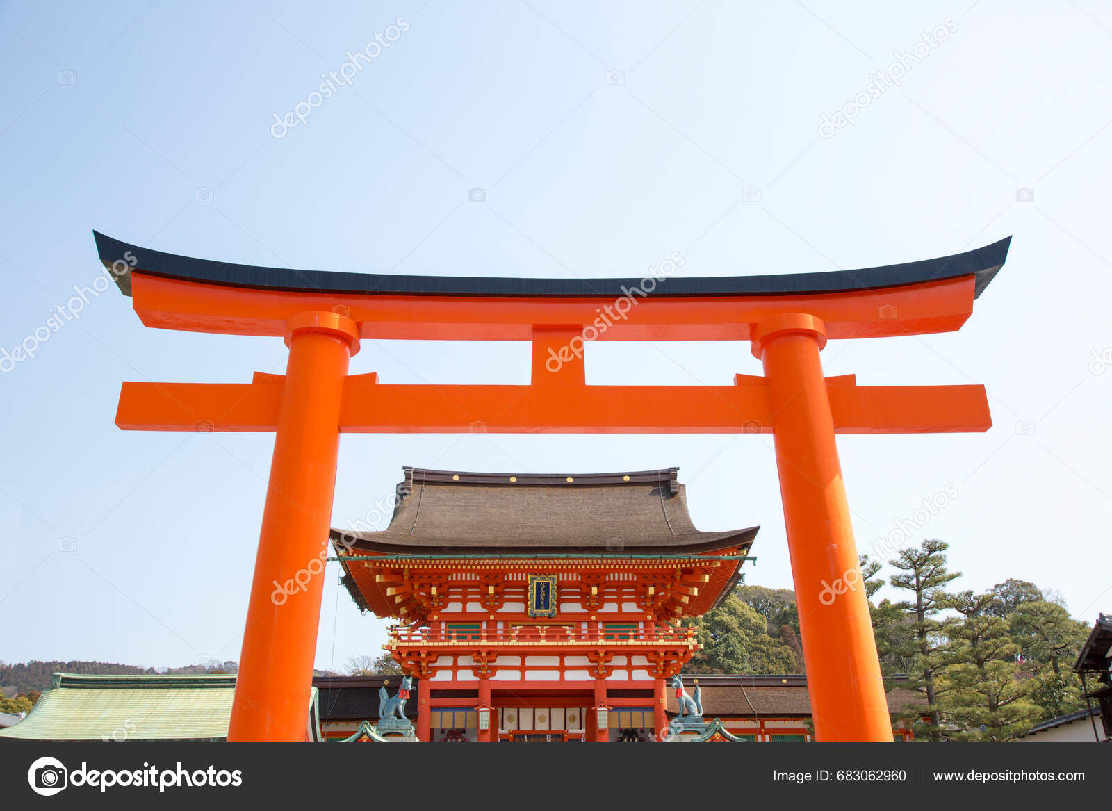 View Temple Building Traditional Japanese Architecture — Stock ...