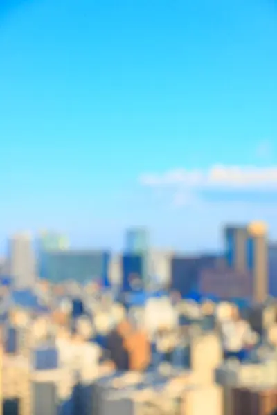 Rainbow Bridge Odaiba Tokyo Japan Blurred Background Stock Photo by ...