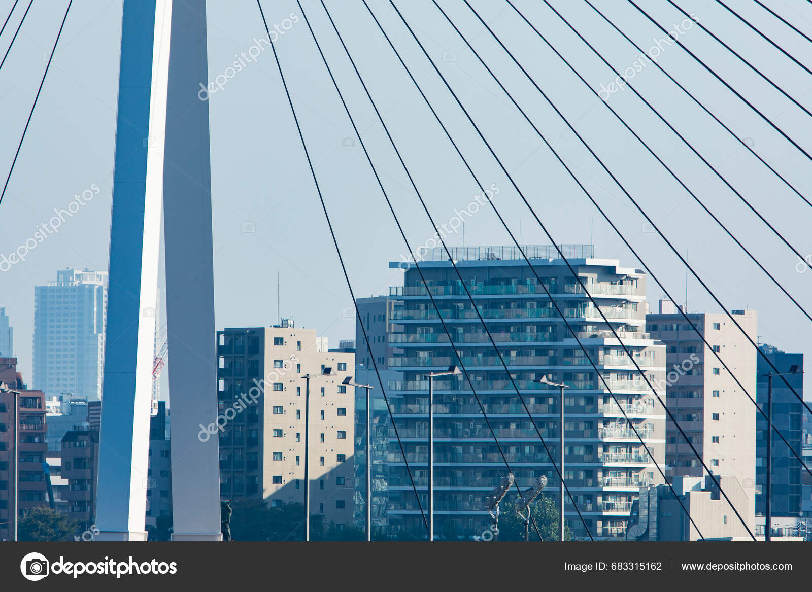 Tsukudukushima Chuo Tokyo Japan Scenery Tsukuda Island Summer Sumida ...