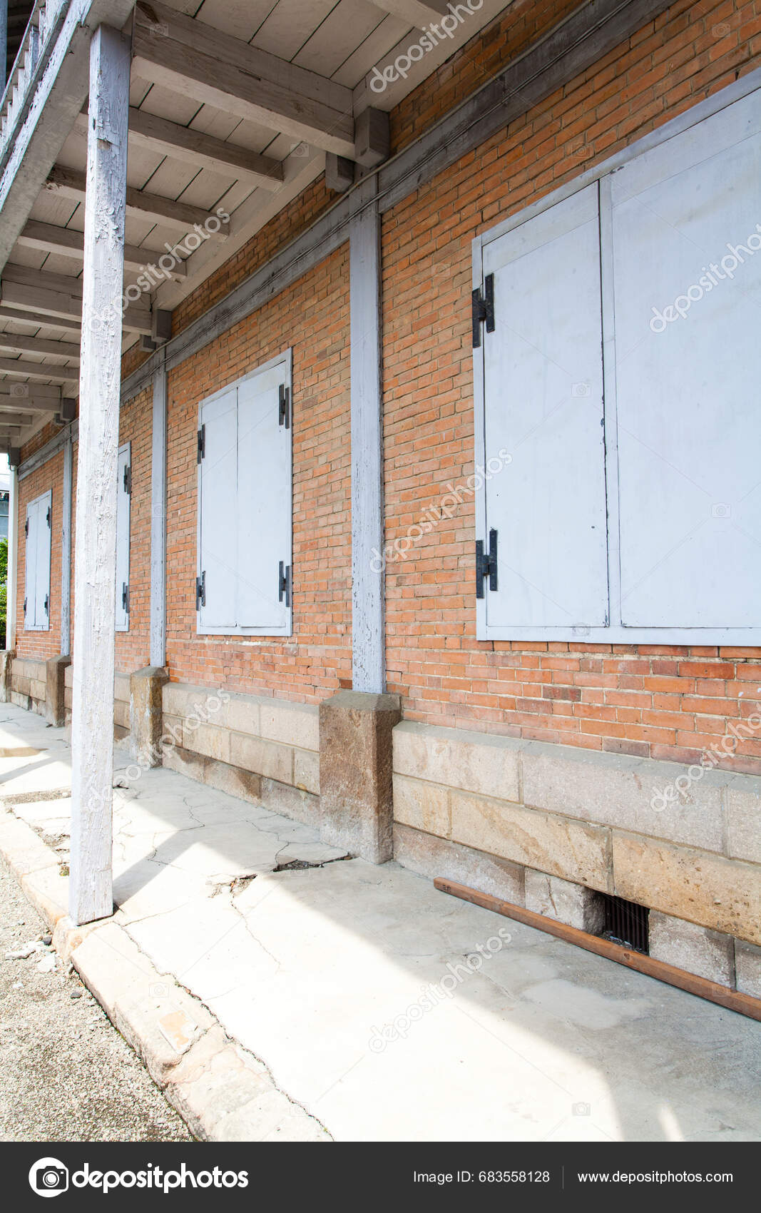 Shuttered Windows Old Tomioka Silk Mill Gunma Japan Unesco World ...