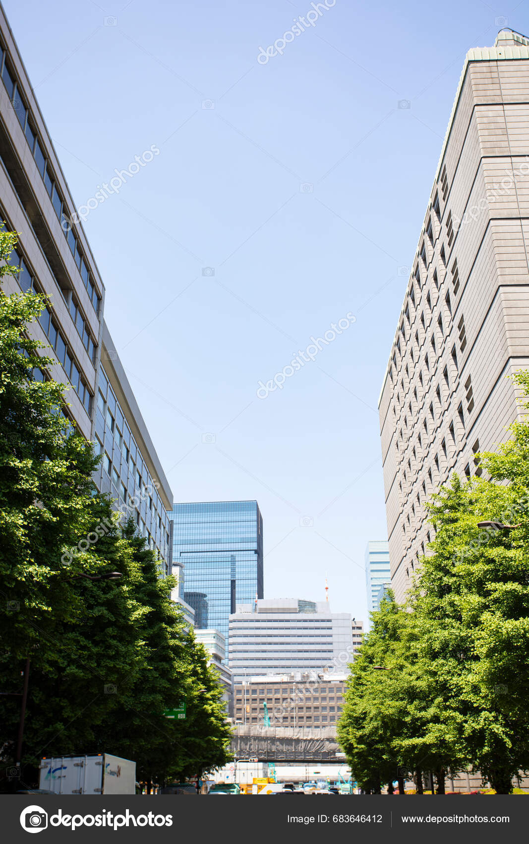 Modern High Rise Buildings Japan — Stock Photo © Paylessimages #683646412