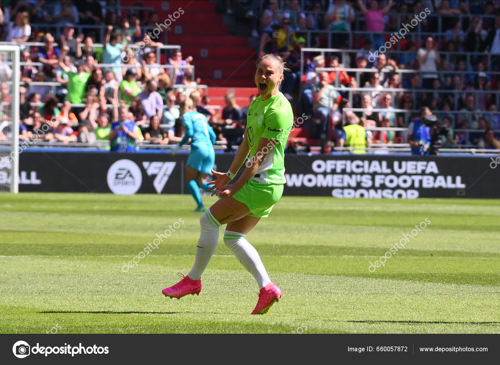 Eindhoven Netherlands June 2023 Ewa Pajor Final Football Match Uefa ...