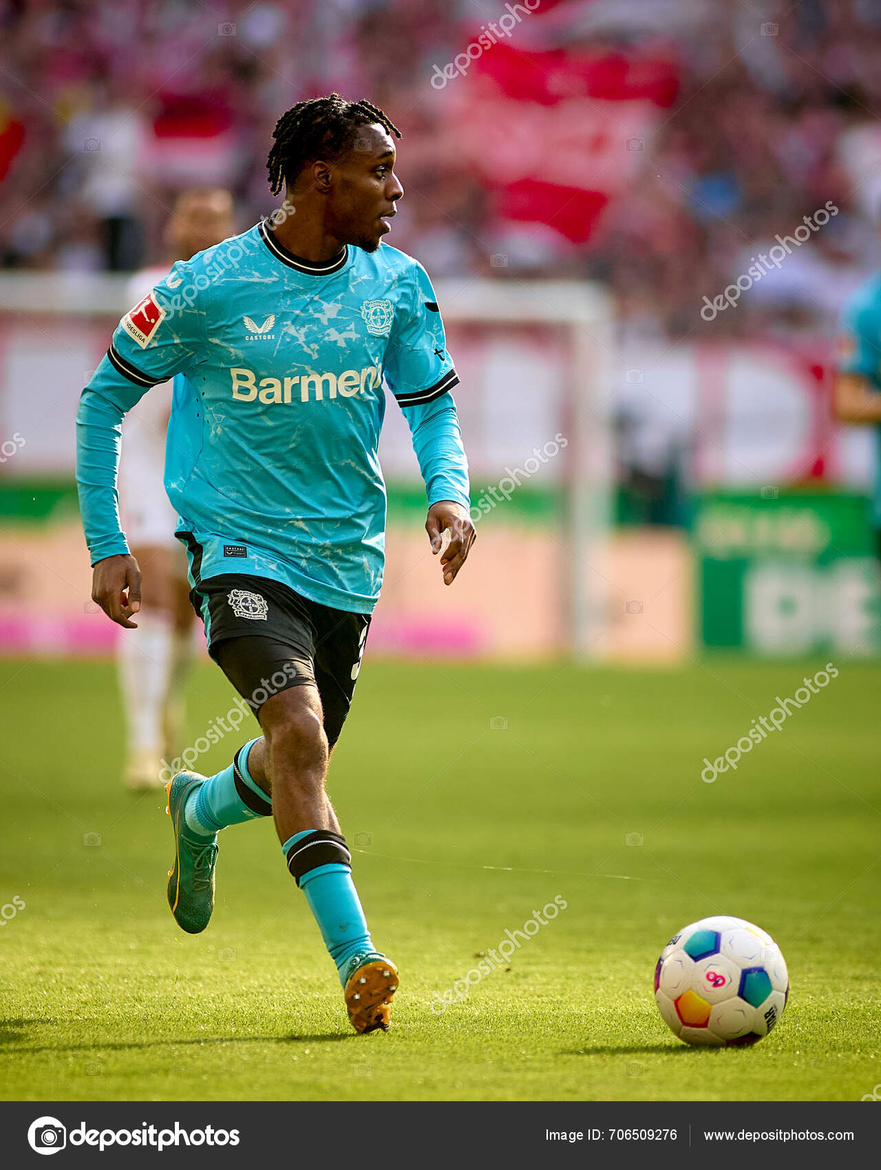 Cologne Germany March 2024 Jeremie Frimpong Football Match Bundesliga ...