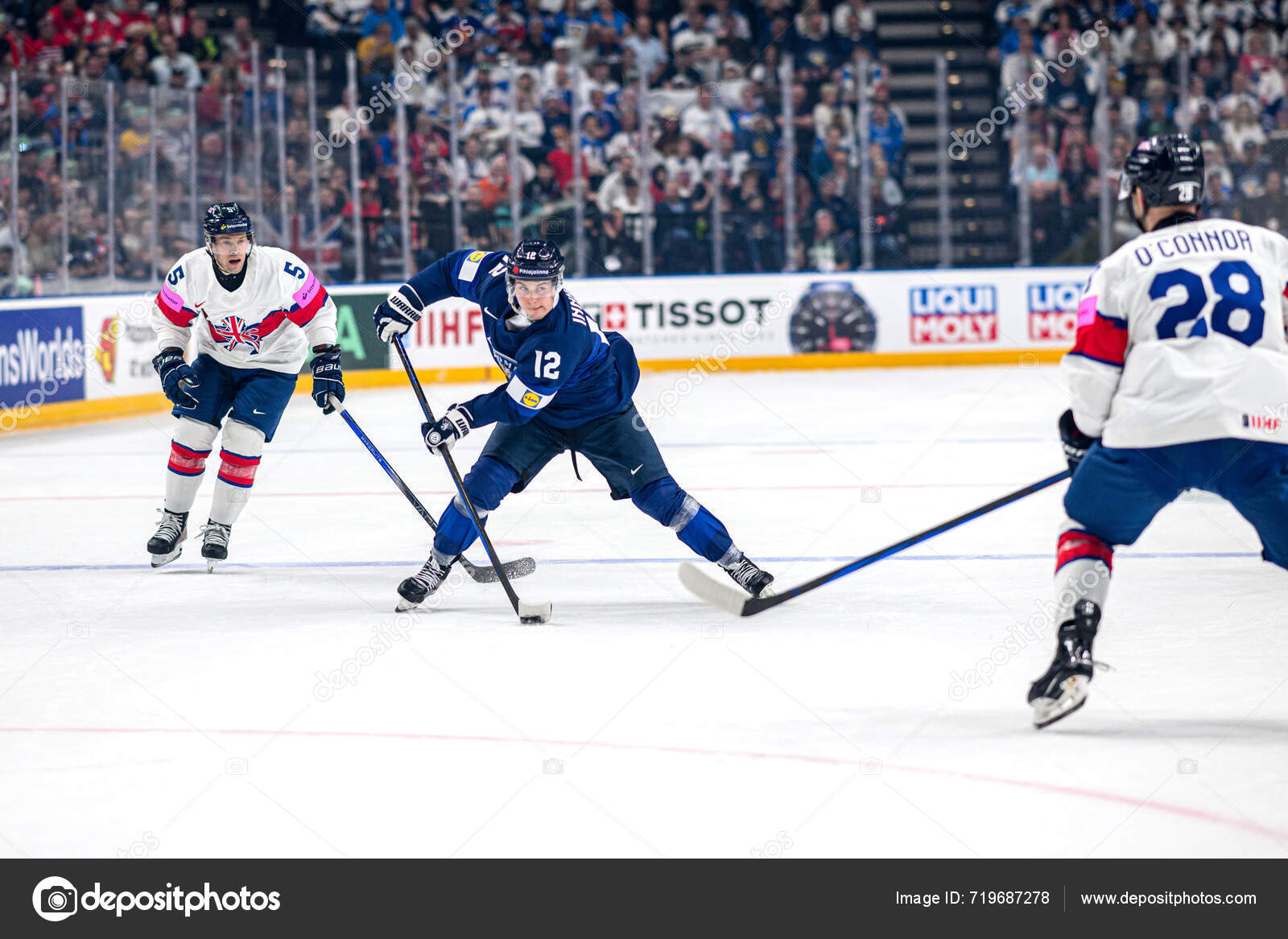 Prague Czech Republic May 2024 Ice Hockey Game Iihf 2024 — Stock ...