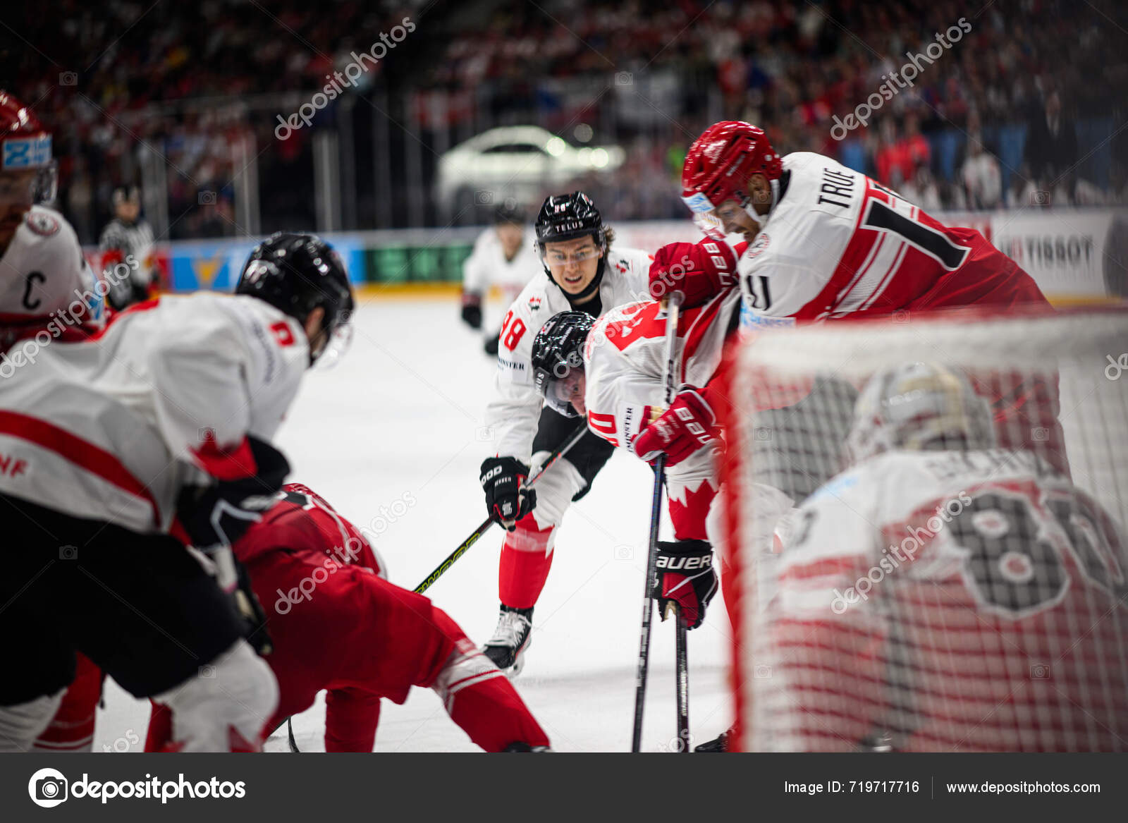 Prague Czech Republic May 2024 Ice Hockey Game Iihf 2024 — Stock ...