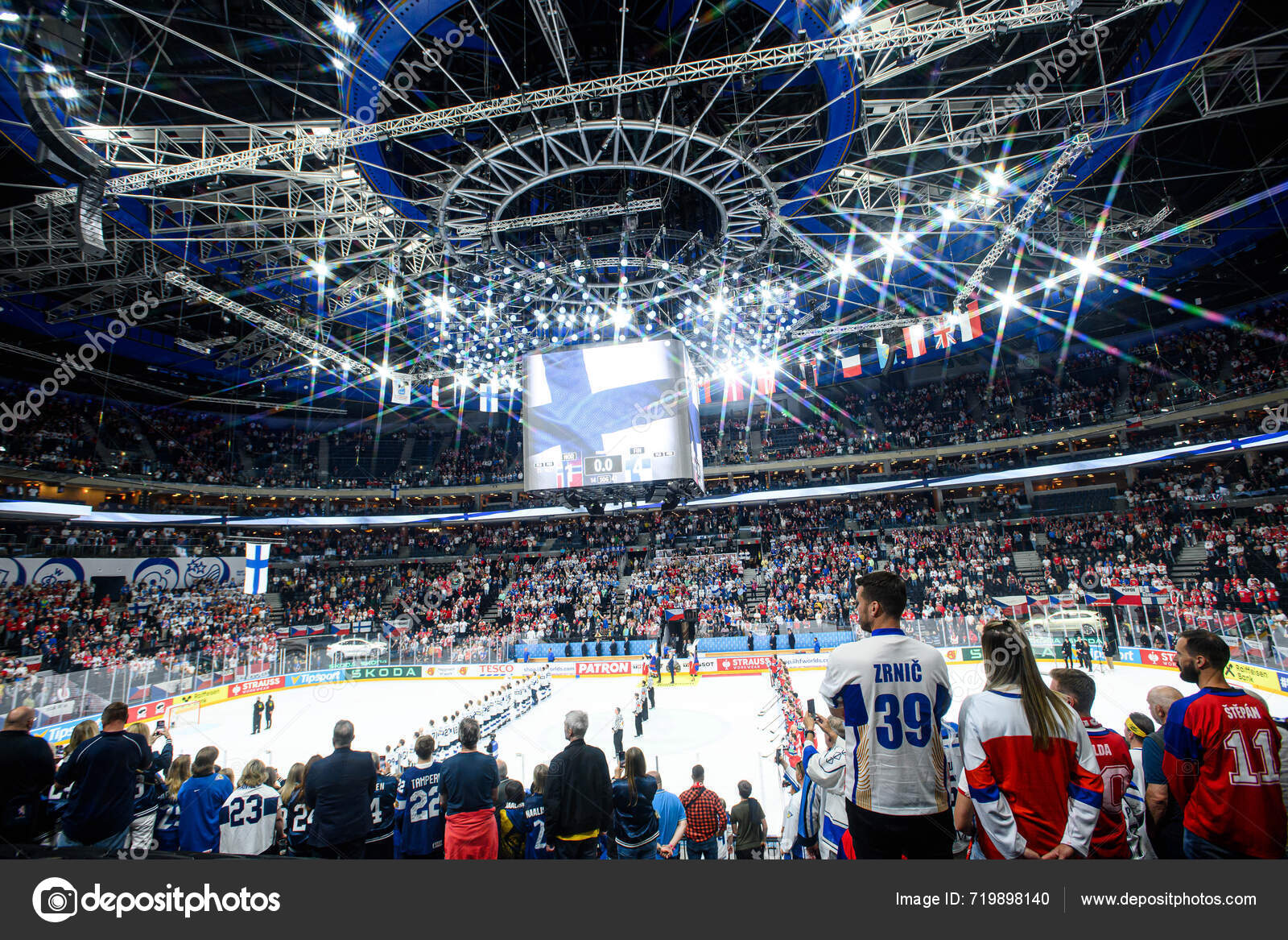Prague Czech Republic May 2024 Ice Hockey Game Iihf 2024 — Stock ...