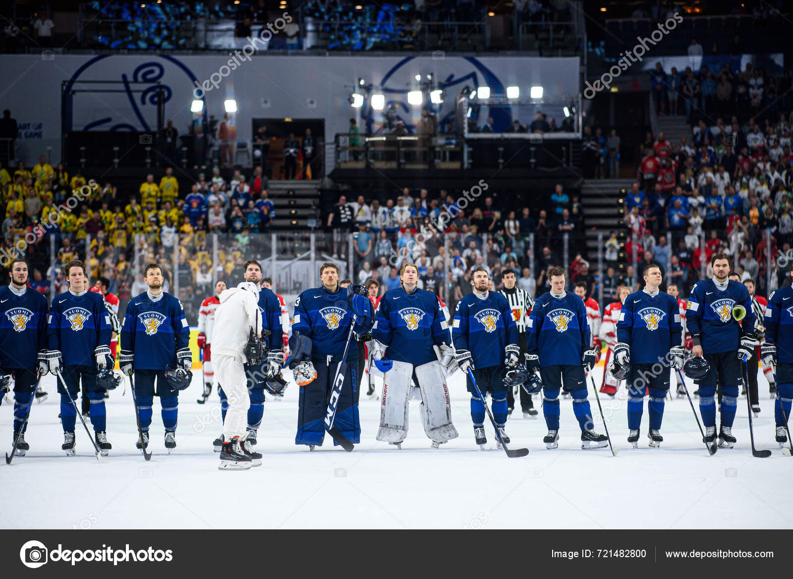 Prague Czech Republic May 2024 Game Iihf 2024 Ice Hockey — Stock ...