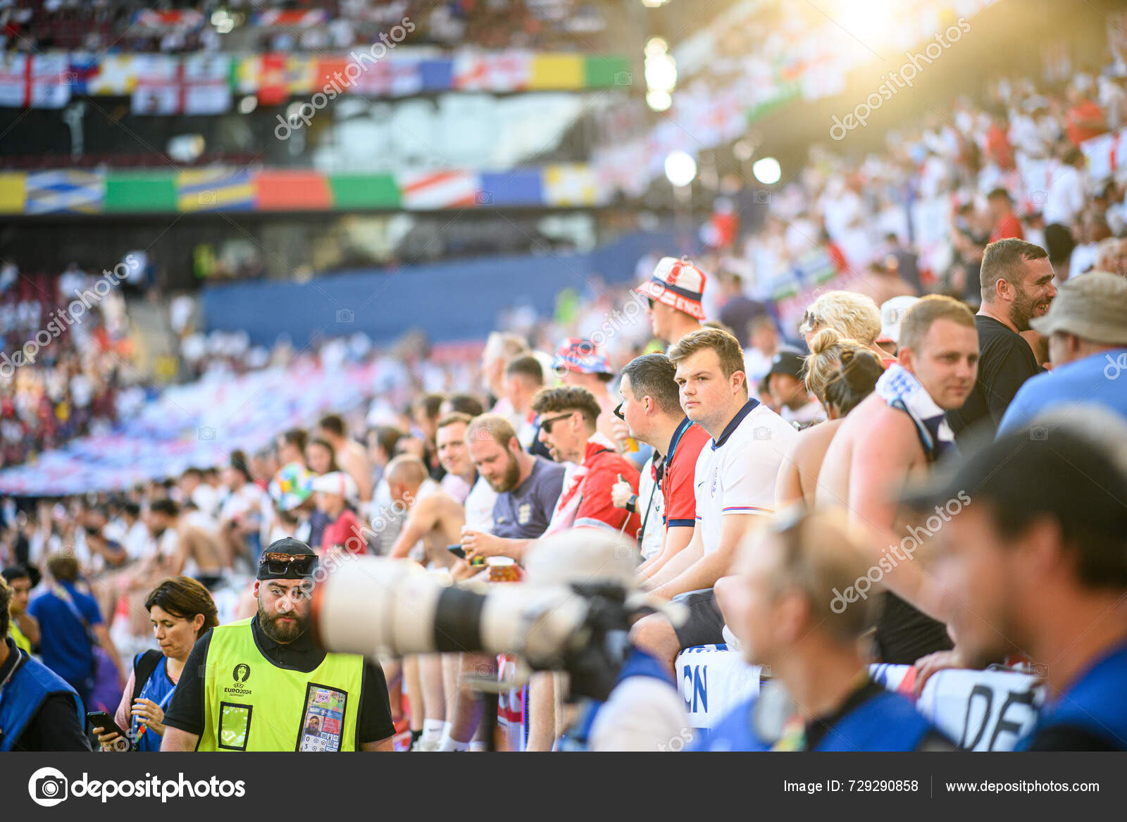 Cologne Saksa 2024 Euro 2024 Englannin Slovenian Jalkapallo Ottelu ...