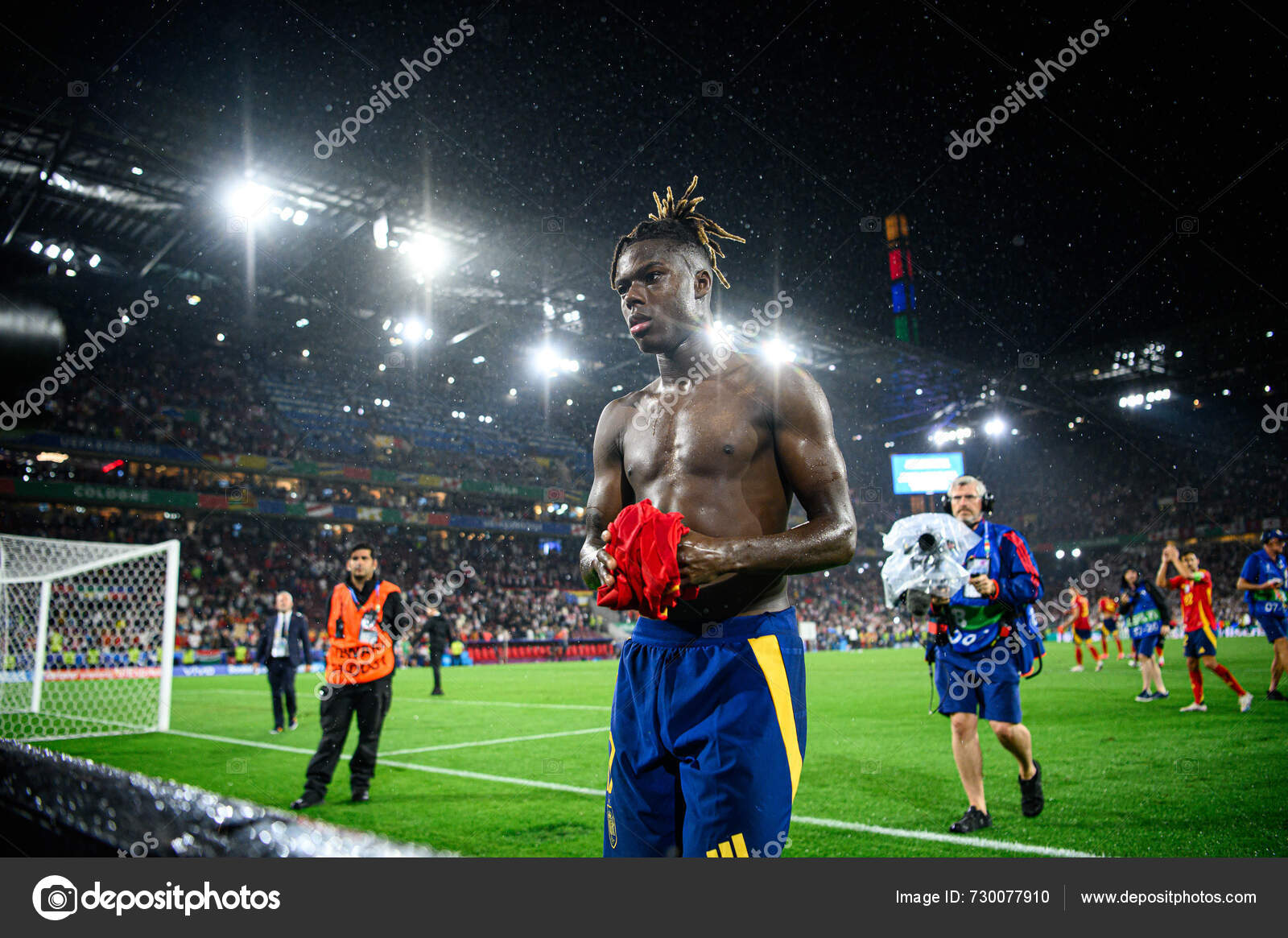 Cologne Németország 2024 Június Nico Williams Euro 2024 Spanyolország ...