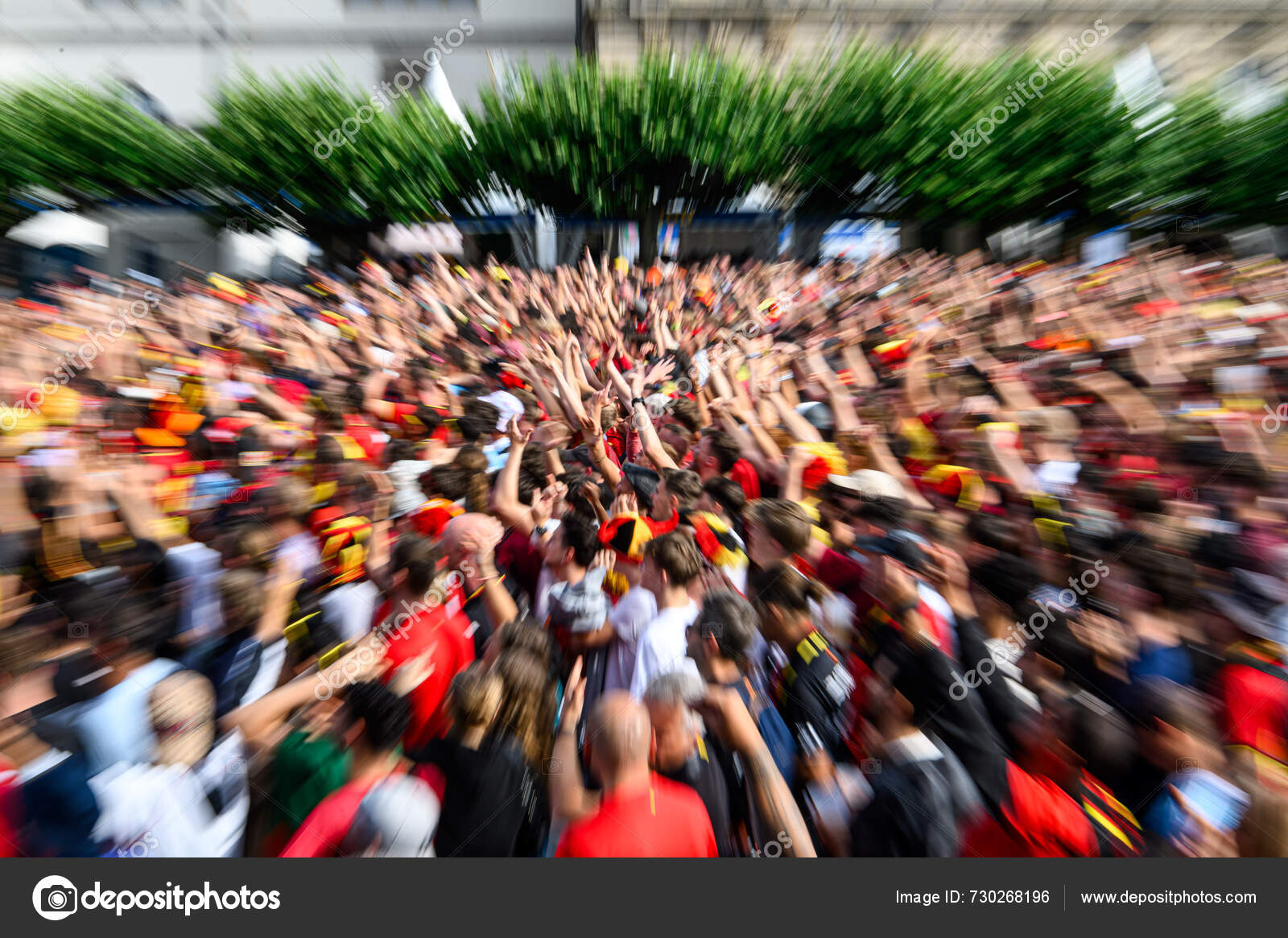 Duesseldorf Germany Июля 2024 Года Fanfest Футбольный Матч Евро 2024 ...