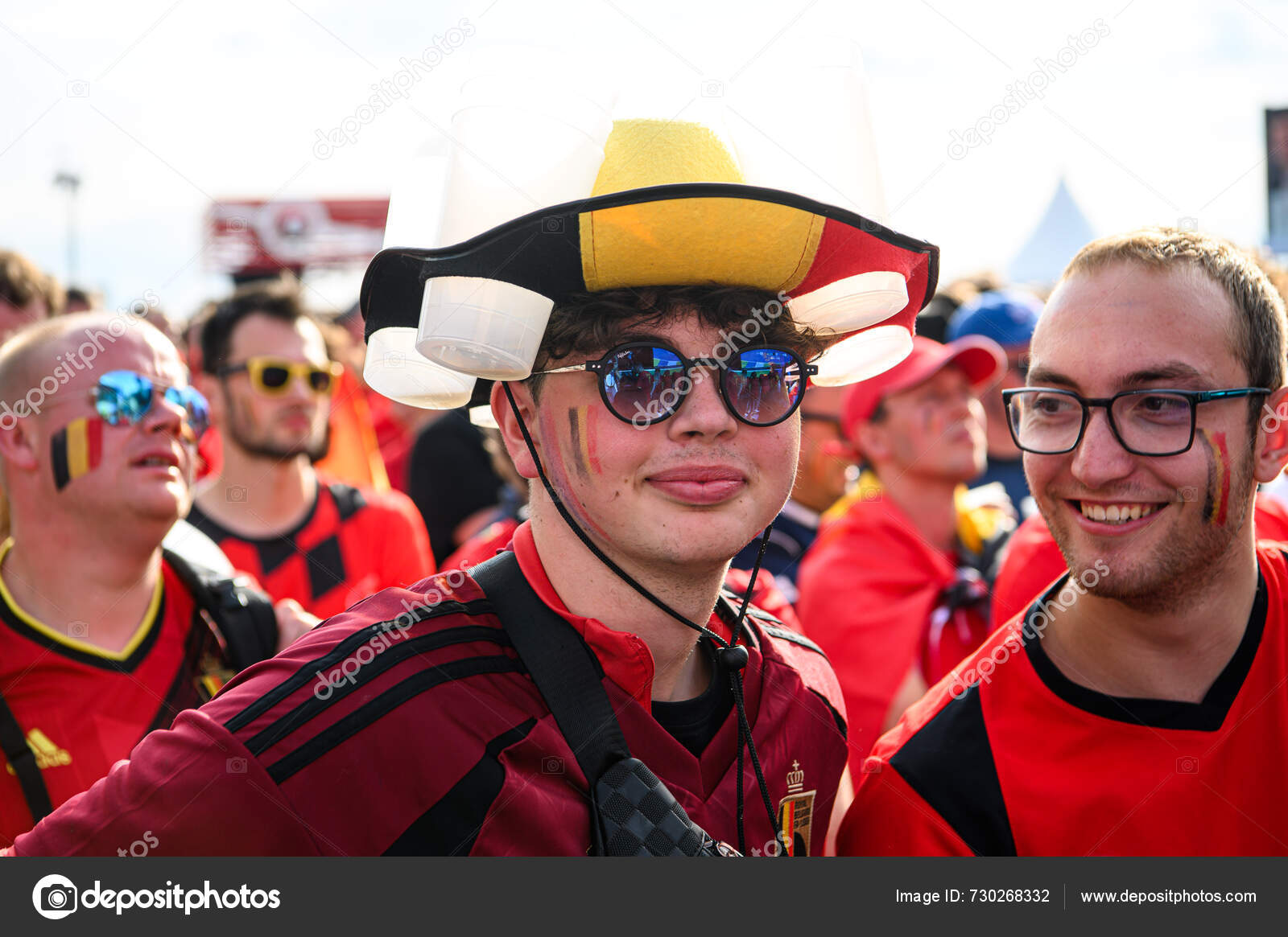 Düsseldorf Juli 2024 Fanfest Das Fußballspiel Der Euro 2024 Frankreich ...