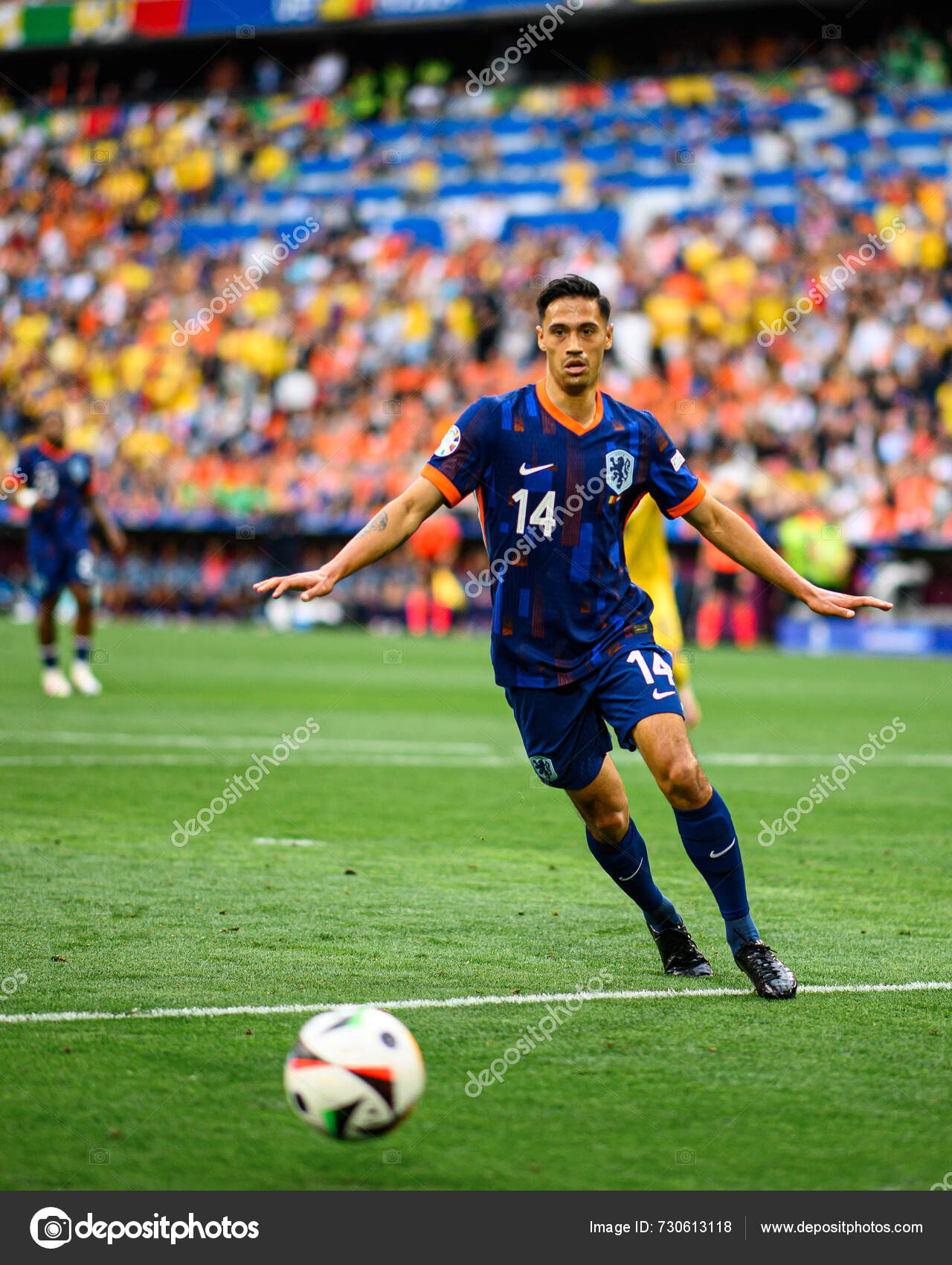 Munich Germany July 2024 Tijjani Reijnders Football Match Euro 2024 ... Munich Germany July 2024 Tijjani Reijnders Football Match Euro 2024 ...
