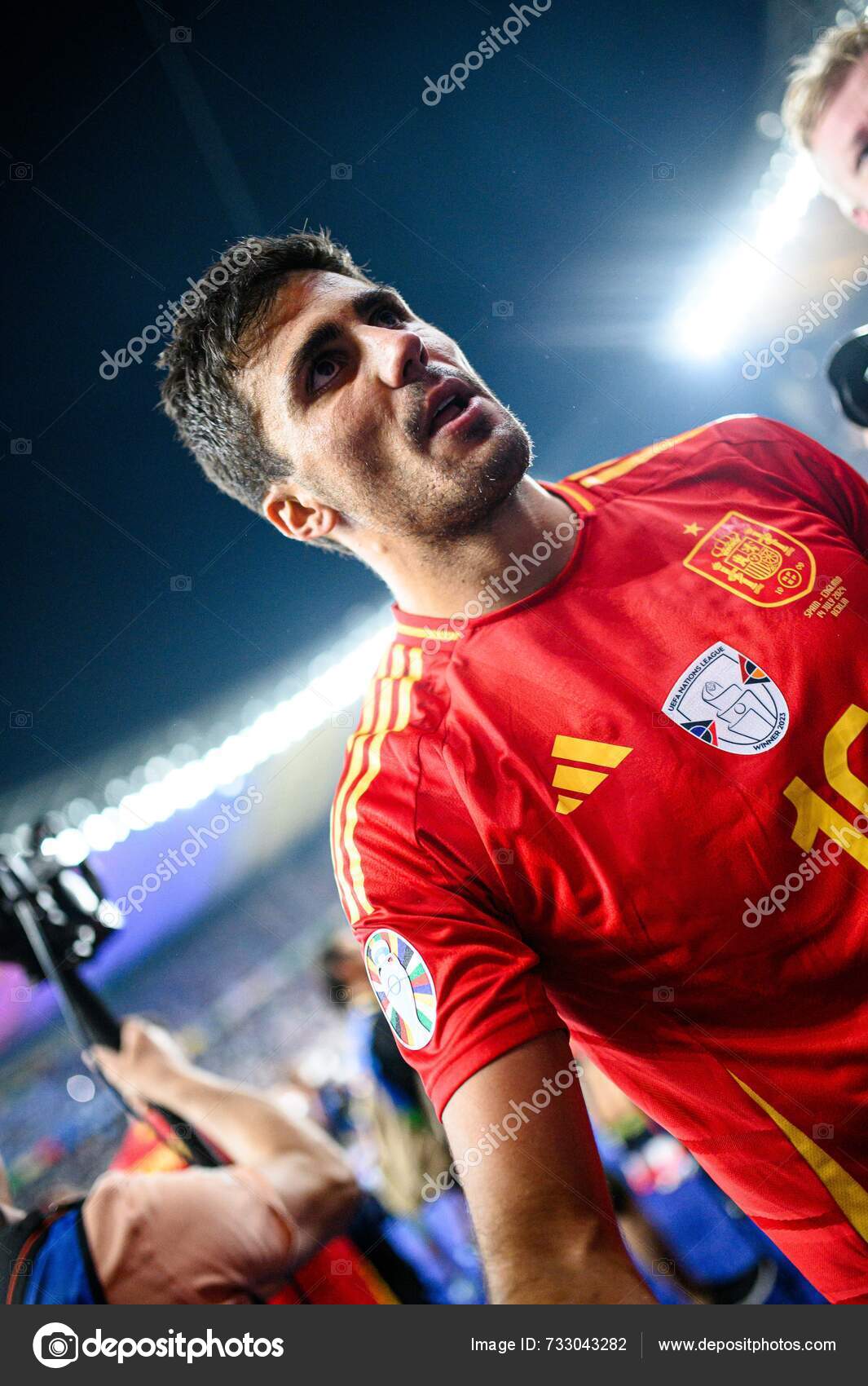 Berlin Germany July 2024 Rodri Football Match Final Euro 2024 — Stock ...