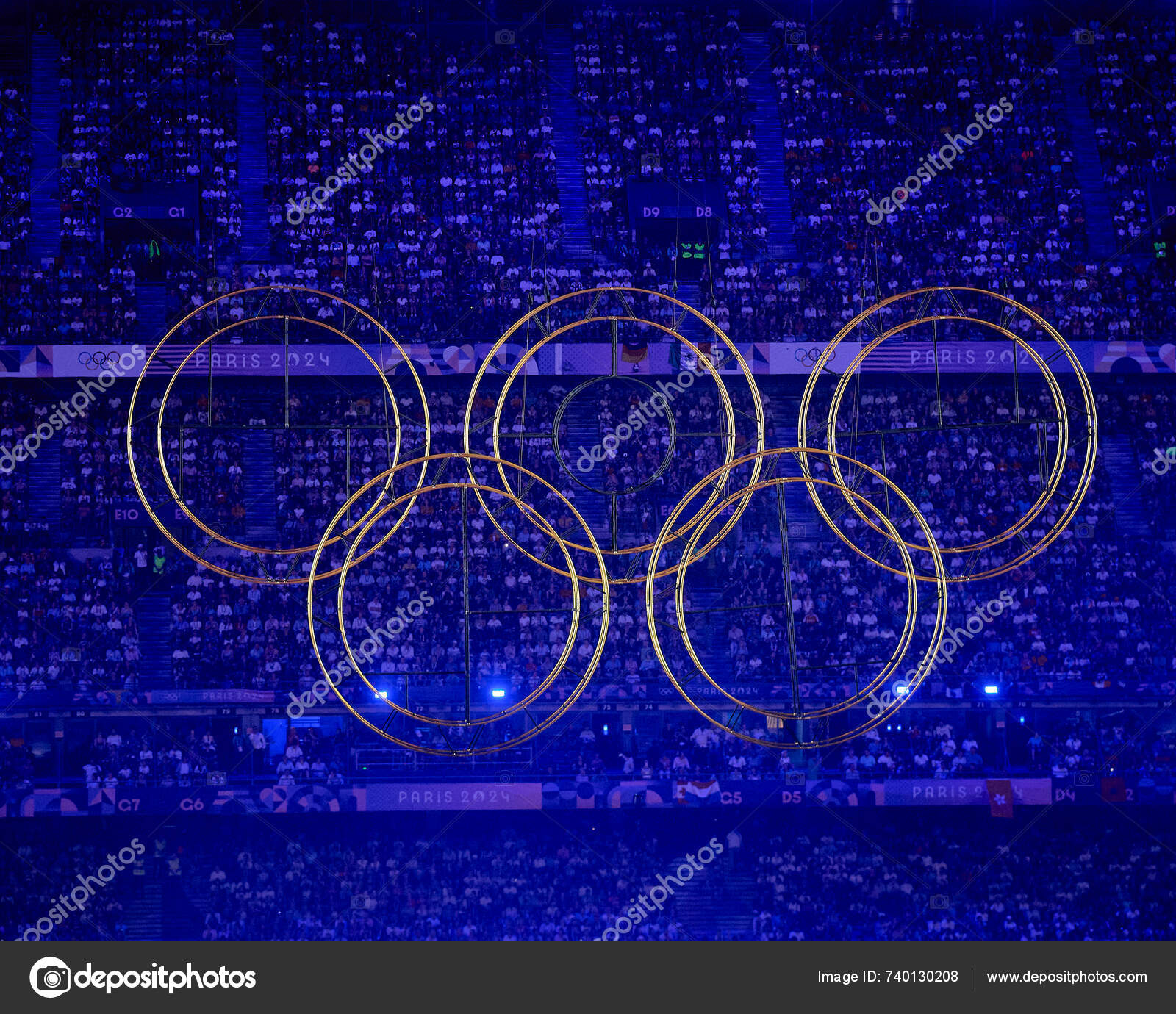 Paris France August 2024 Closing Ceremony Paris 2024 Olympic Games ...