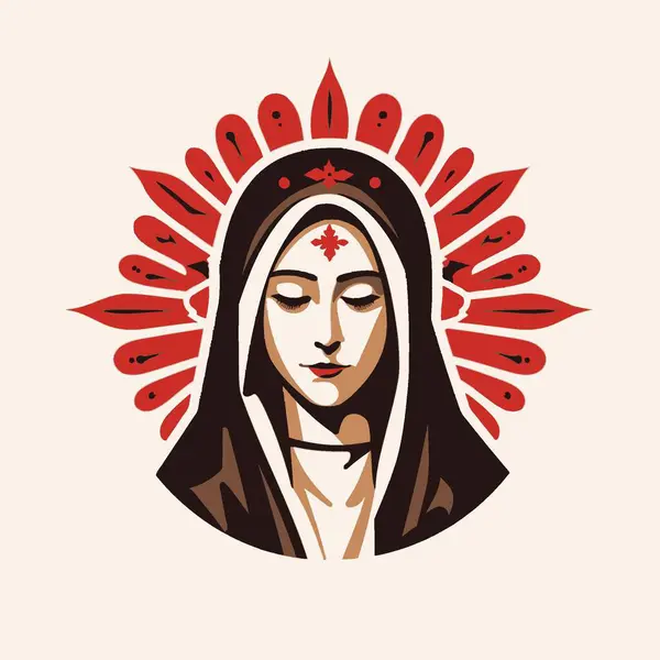 Virgen maría tatuaje Vector Images | Depositphotos