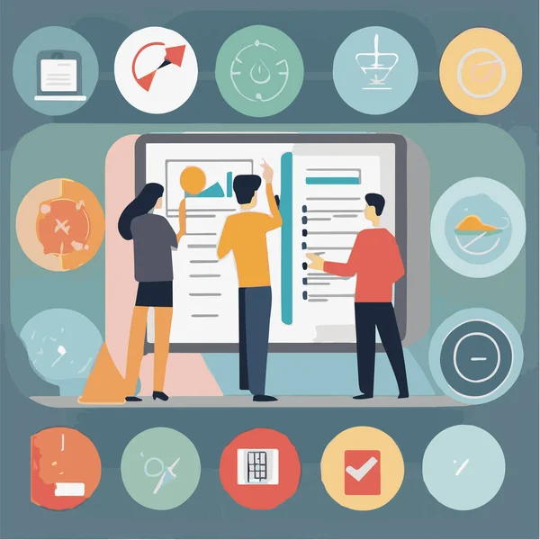 Decisiones informadas imágenes de stock de arte vectorial | Depositphotos