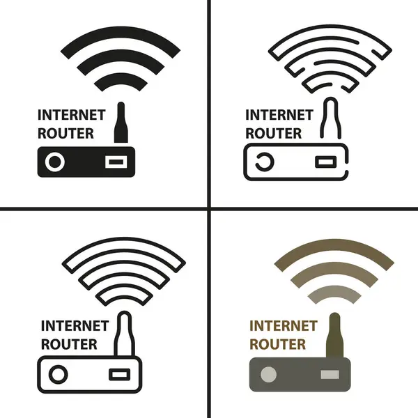 Una infografía del router images vectorielles, Una infografía del ...