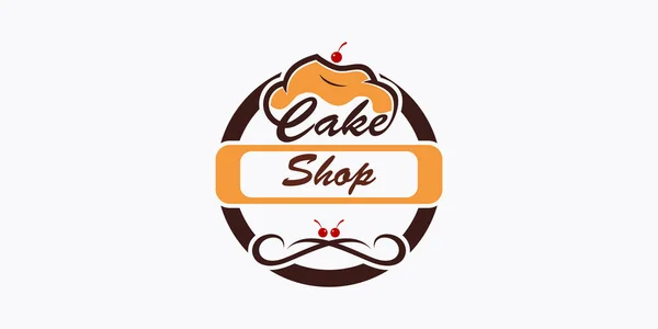 Cake Shop Logo Vector