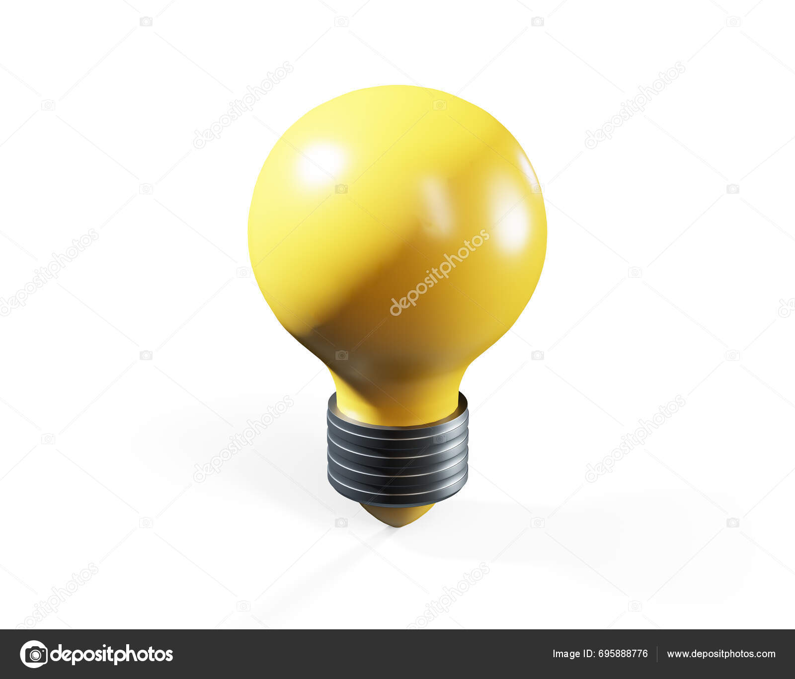 Render Light Bulb White — Stock Photo © Vadarshop #695888776