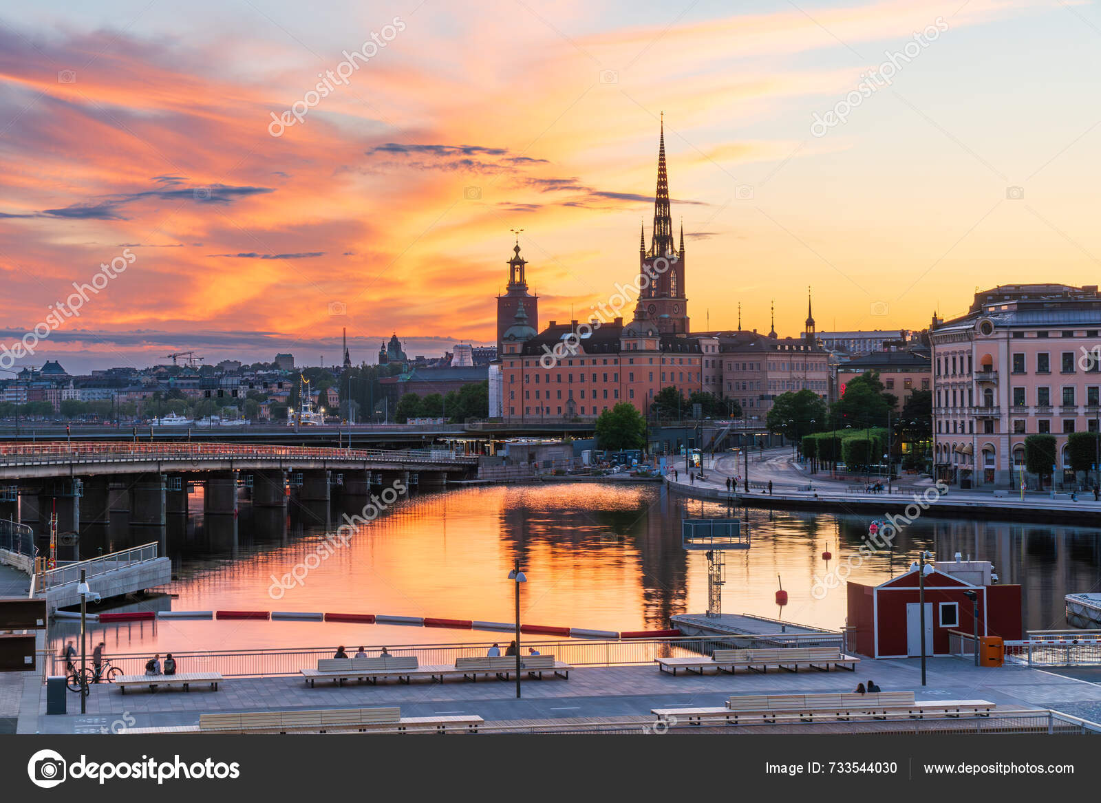 Newly Opened Vattentorget Canal Locks Connection Slussen Gamla Stan Old ...