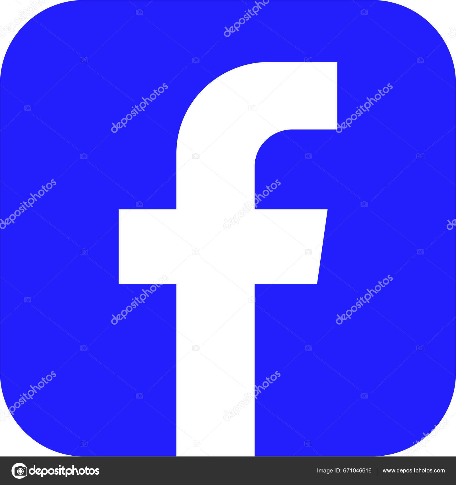 Logotipo Facebook Conjunto Aislado Sobre Fondo Blanco Iconos Redes ...