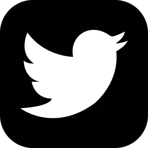 Black Twitter Button