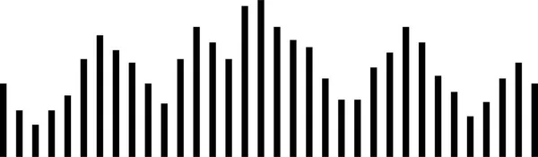 Radio Wave Line Icon Monochrome Simple Sound Wave Isolated Transparent ...