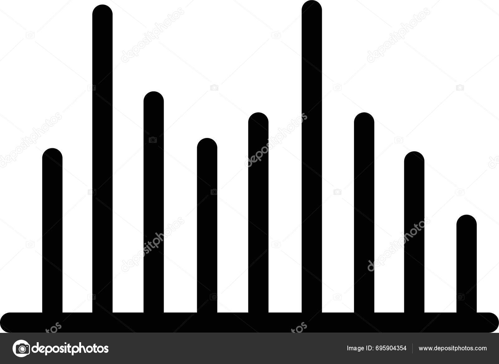 Radio Wave Line Icon Monochrome Simple Sound Wave Isolated Transparent ...