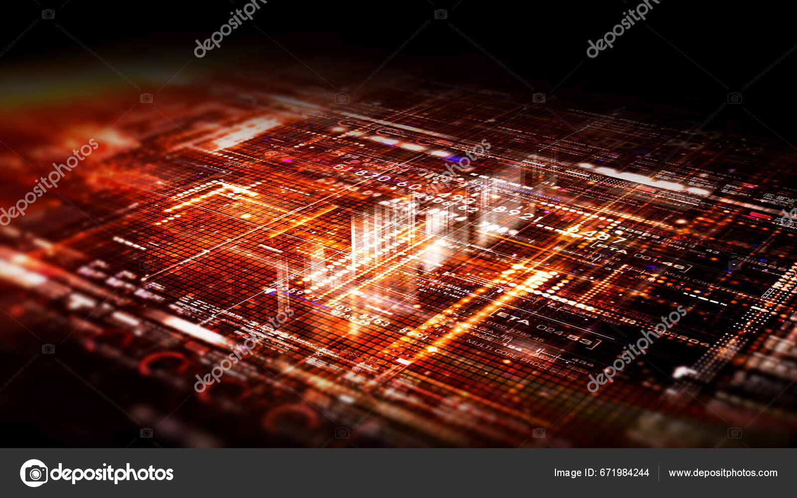 Advanced Data Matrix Simulation Cutting Edge Digital Environment ...