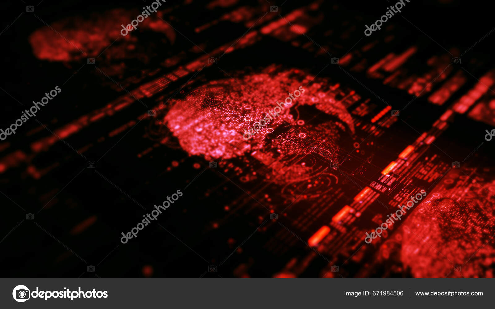 Futuristic Abstract Focus Data Matrix Meta Metaverse Telemetry Encrypt ...