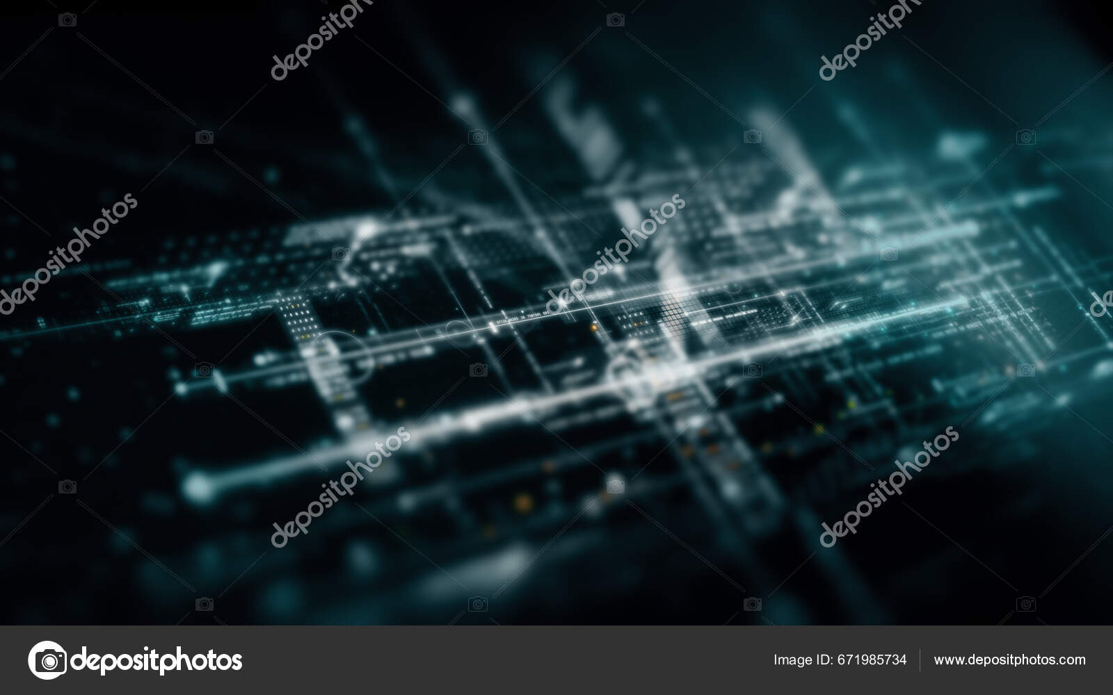 Advanced Data Matrix Simulation Cutting Edge Digital Environment Dynamic Immersive — Stock Photo ...